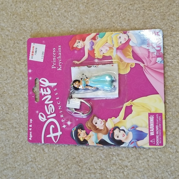 Disney | Other | Rare Vintage Disney Princess Jasmine Keychain | Poshmark